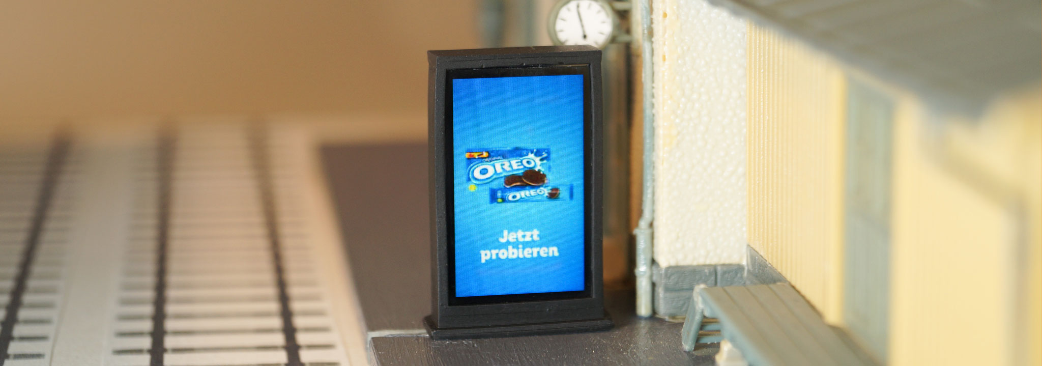 Anleitung: Video-Werbedisplay für Modellbahnen, Inbetriebnahme & Videos ...