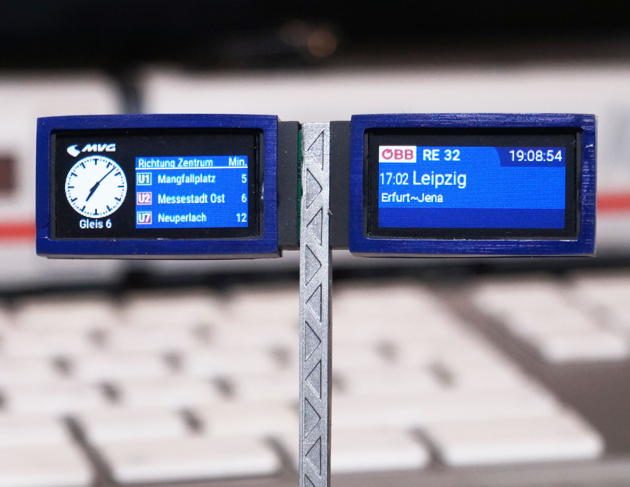 Anleitung: Inbetriebnahme Modellbahn Zugzielanzeiger – Modellbahn ...